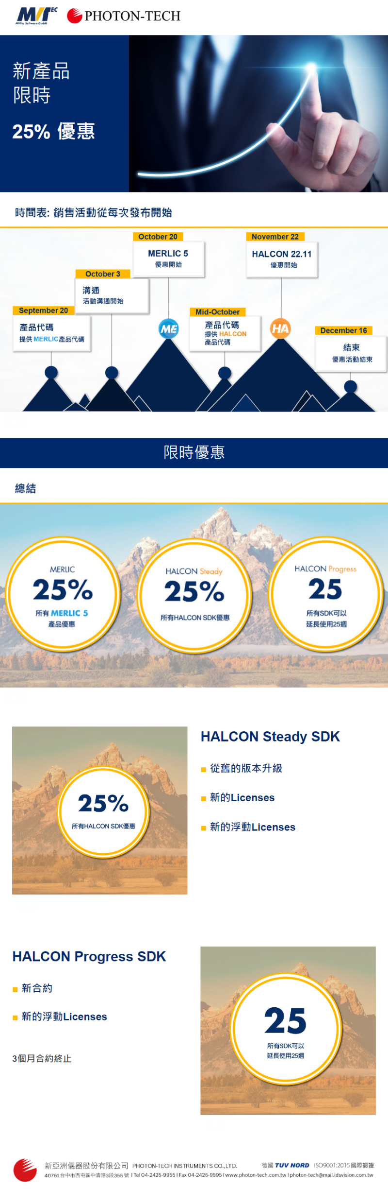 【限時優惠】MVTec HALCON & MERLIC 世界級影像開發處理軟體優惠中! | 最新消息 | 新亞洲儀器股份有限公司